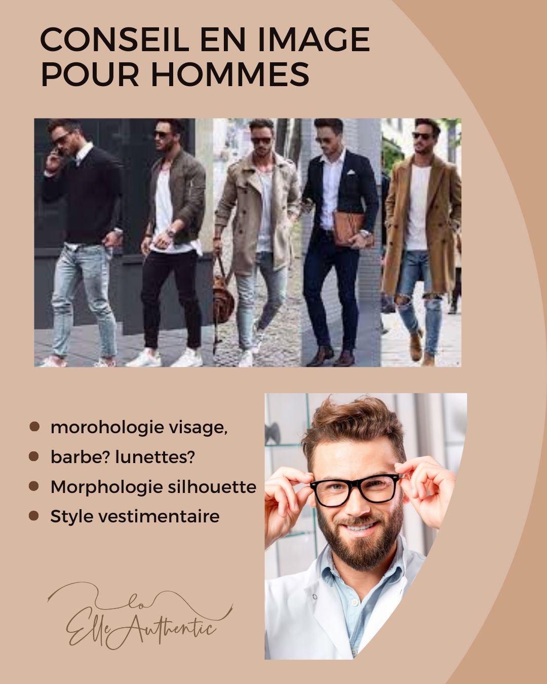 Elle Authentic: Conseil en image pour hommes, les avantages